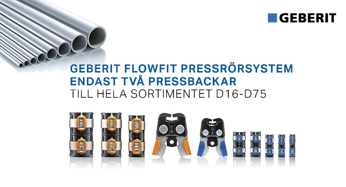 Geberit FlowFit – med revolutionerande enkel installation