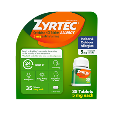 ZYRTEC® 5mg Tablets | ZYRTEC® Professional