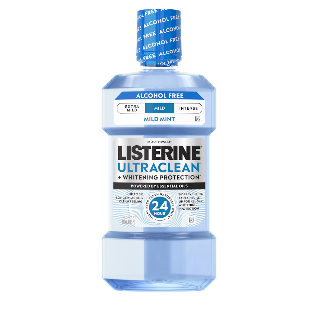 LISTERINE® ULTRACLEAN® Alcohol-Free Tartar Control Mouthwash ARCTIC ...