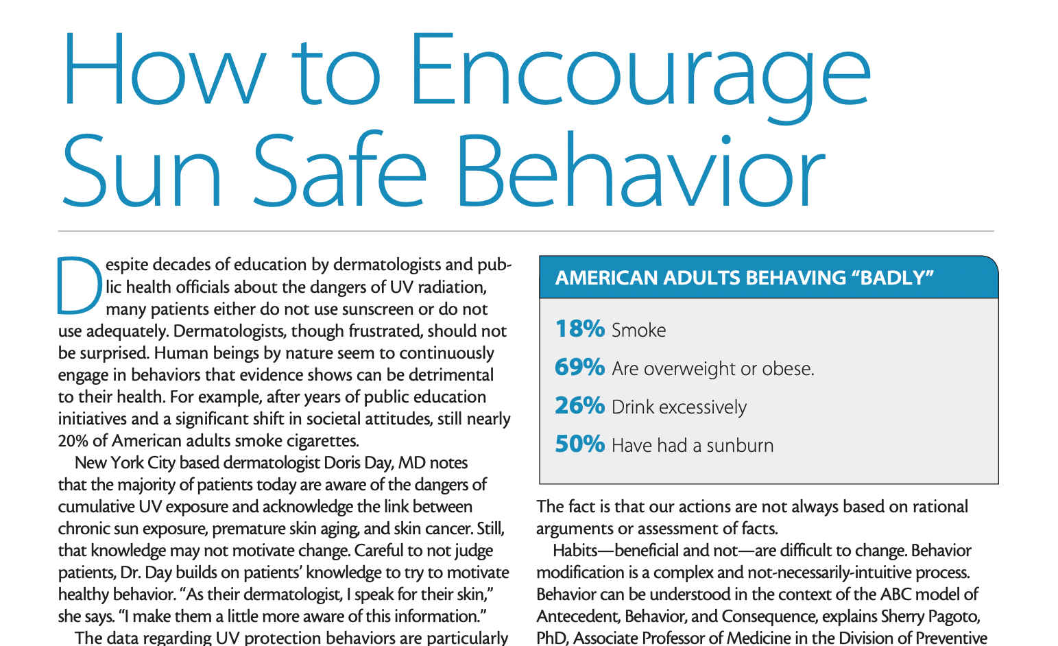 How to Encourage Safe Sun Behavior | Kenvue Professional