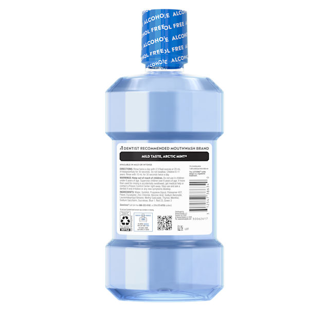 LISTERINE® ULTRACLEAN® Alcohol-Free Tartar Control Mouthwash ARCTIC ...