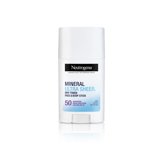 Neutrogena® Ultra Sheer® Mineral Face & Body Stick SPF 50 | NeutrogenaMD®