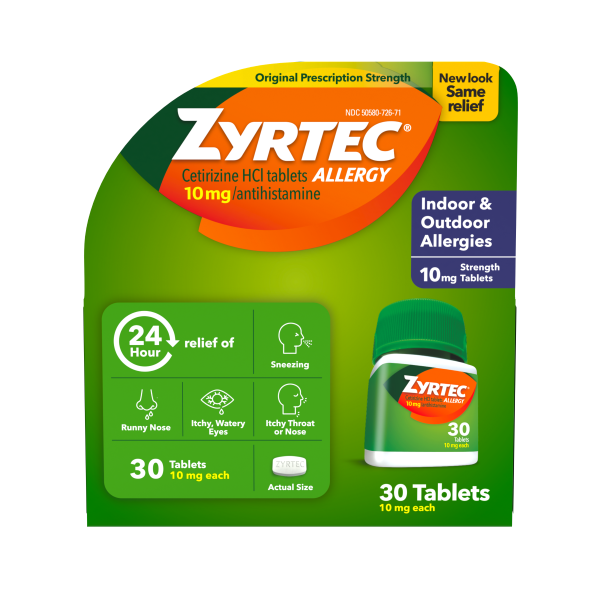 ZYRTEC® 5mg Tablets | ZYRTEC® Professional