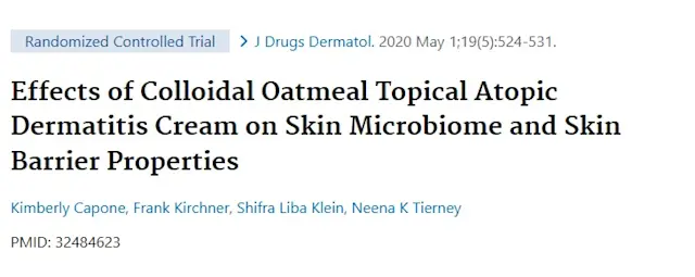 Effects of Colloidal Oatmeal Topical Atopic Dermatitis Cream on Skin ...