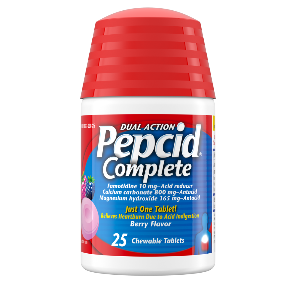 PEPCID COMPLETE® Tablets For Heartburn | Ingredients | PEPCID® Professional