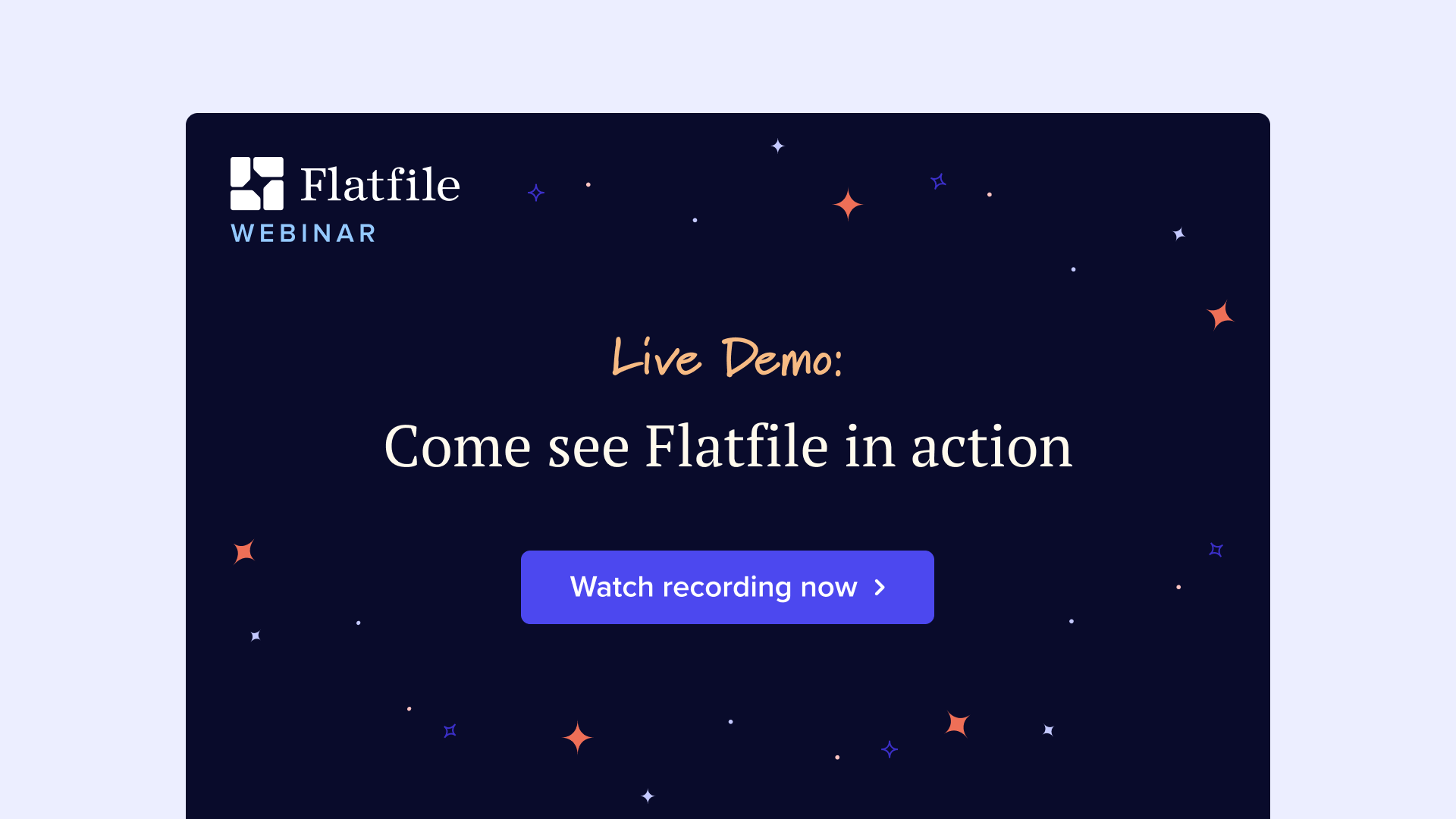 Events & webinars | Flatfile