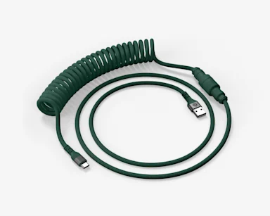 Coiled Cable: Pine Green