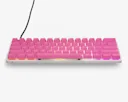 PBT Keycaps: Bright Pink