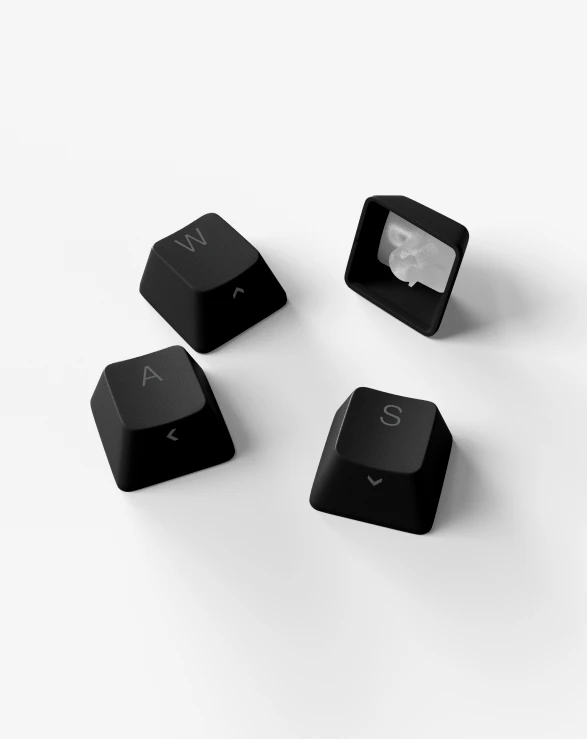 PBT Keycaps: Black