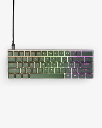 PBT Keycaps: Pine Green