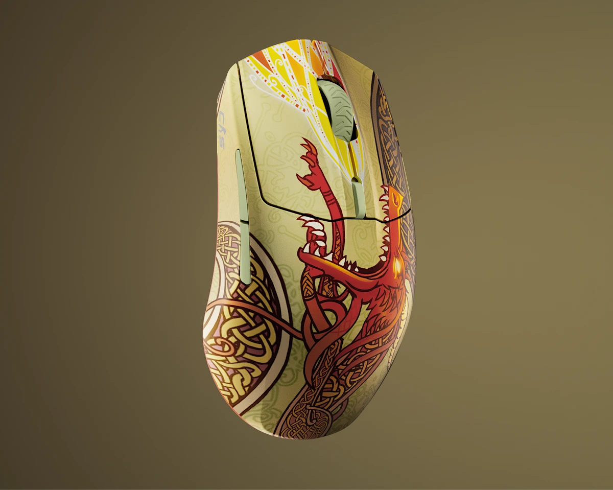 SteelSeries Wireless Gaming Mouse CS2 Dragon Lore Edition