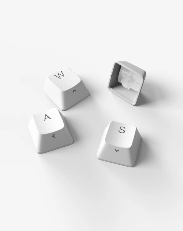 PBT Keycaps: White