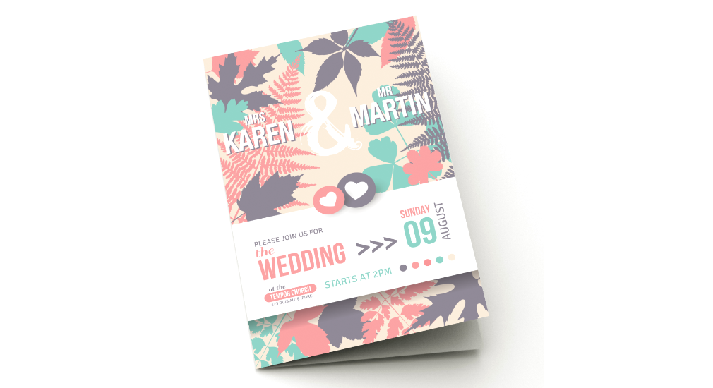 Printsmart | Half Page Greeting Card