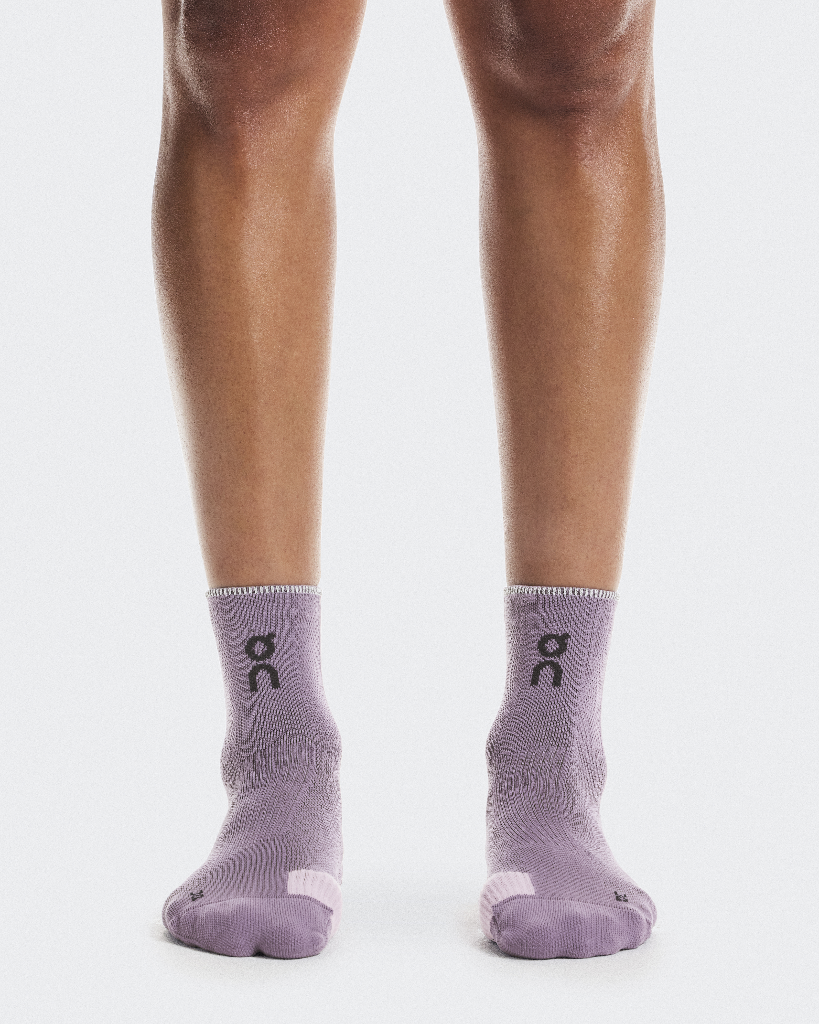 Performance Run Sock Mid | Purple & Pink | On United States