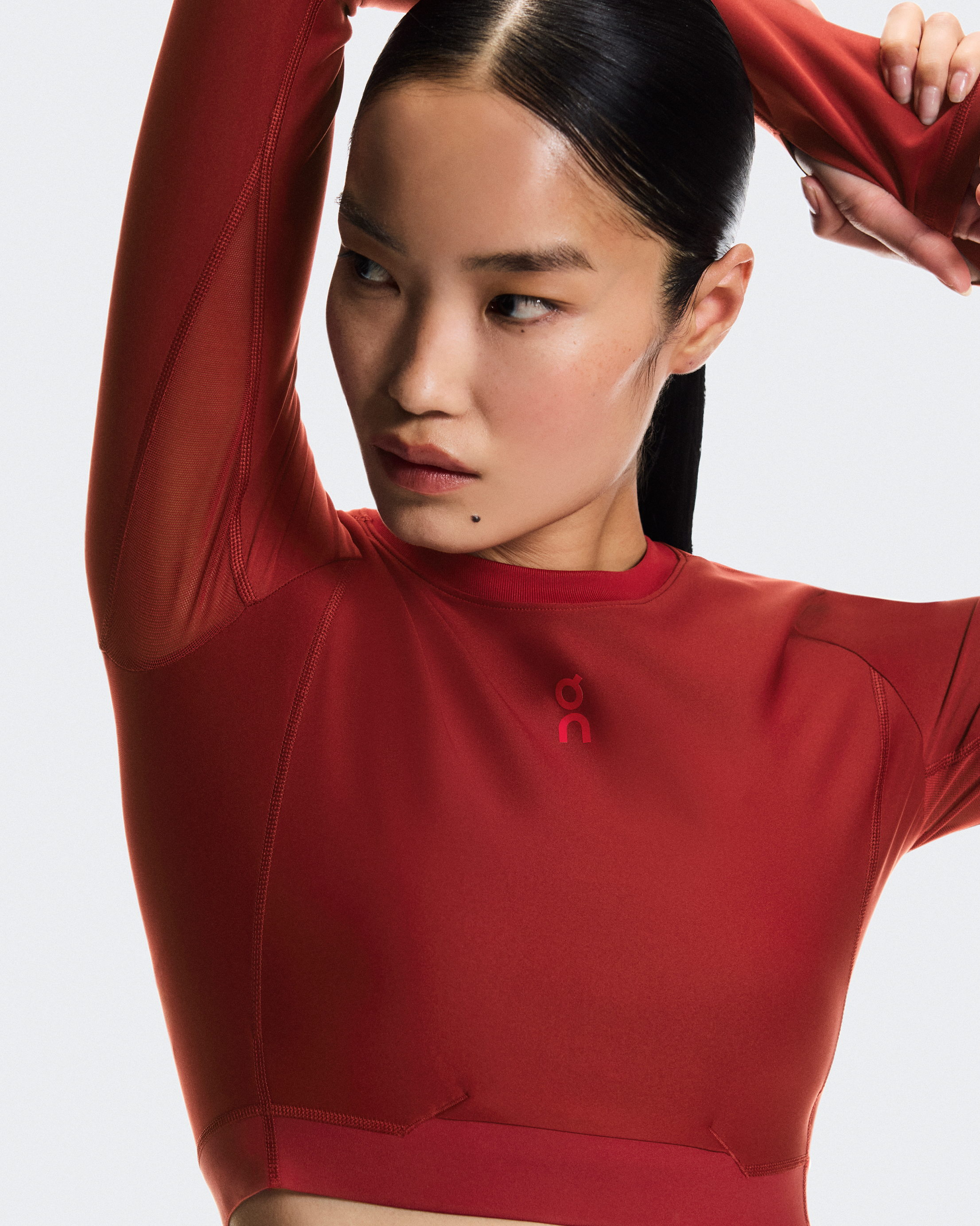 Women's Train Long Sleeve Crop Year of the Horse | Beige | On Hong Kong SAR