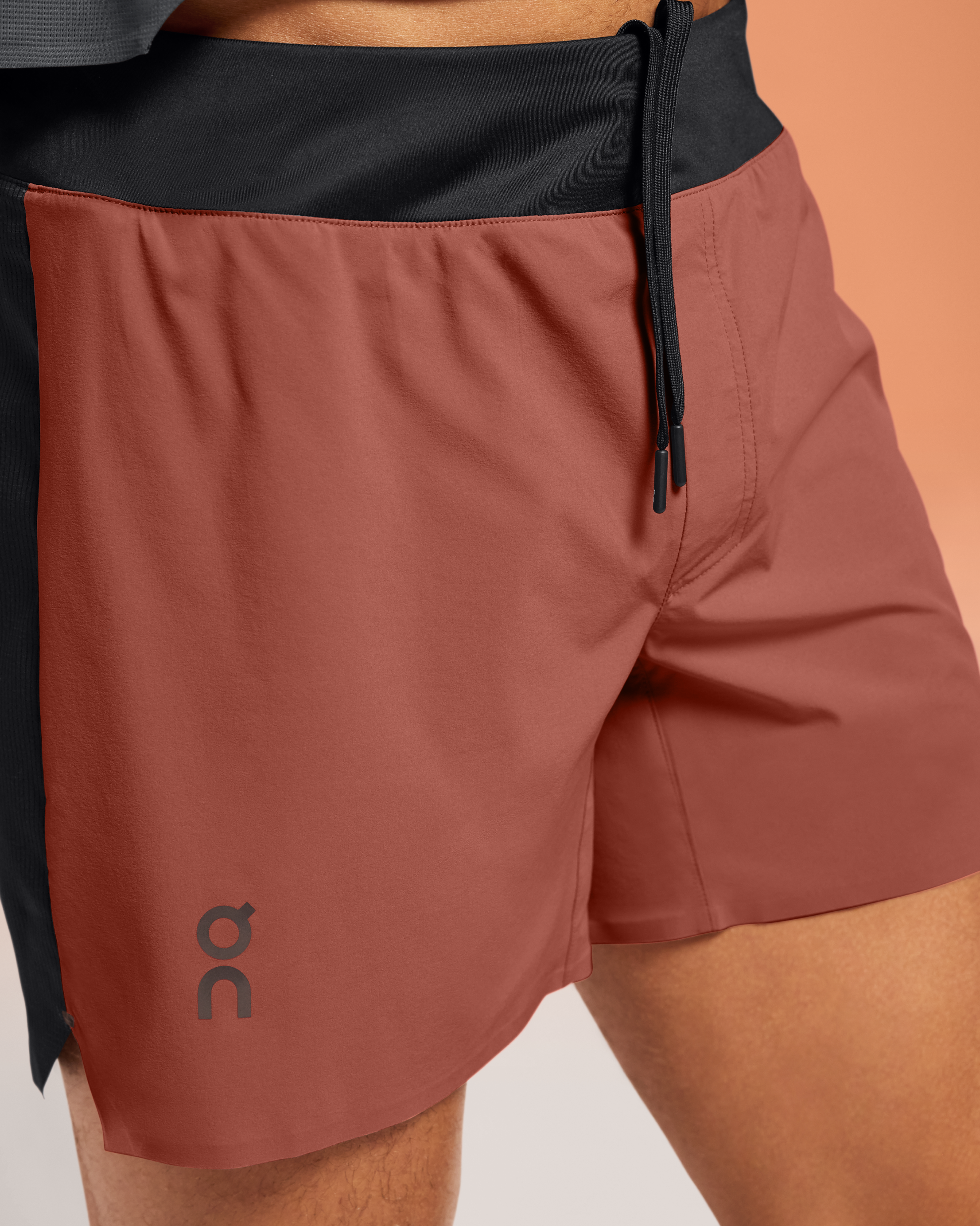 Men's 5" Lightweight Shorts | Black & Orange | On United States