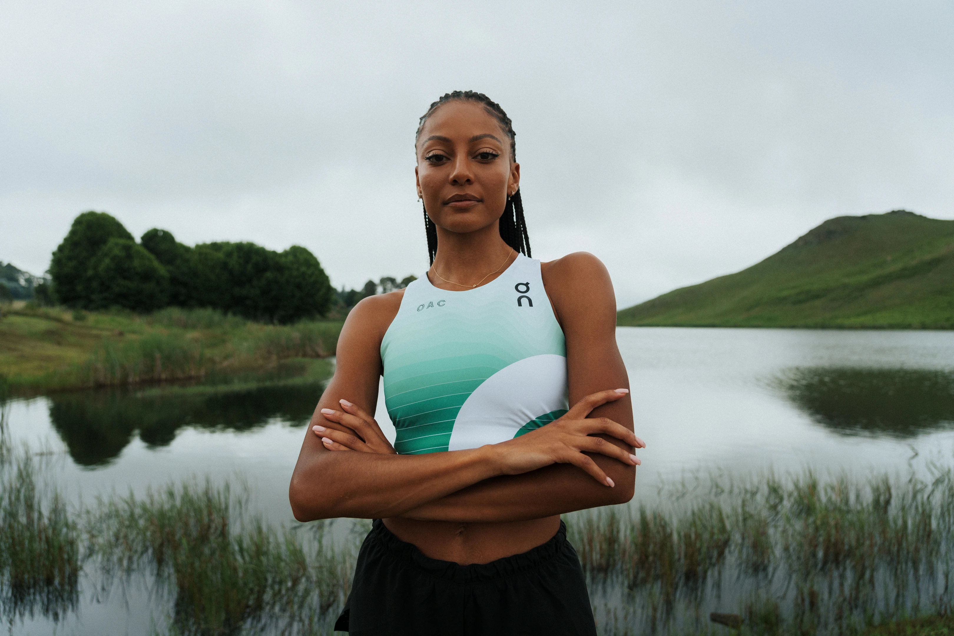 On athlete and middle-distance runner, Revée Walcott-Nolan runs 800m ...