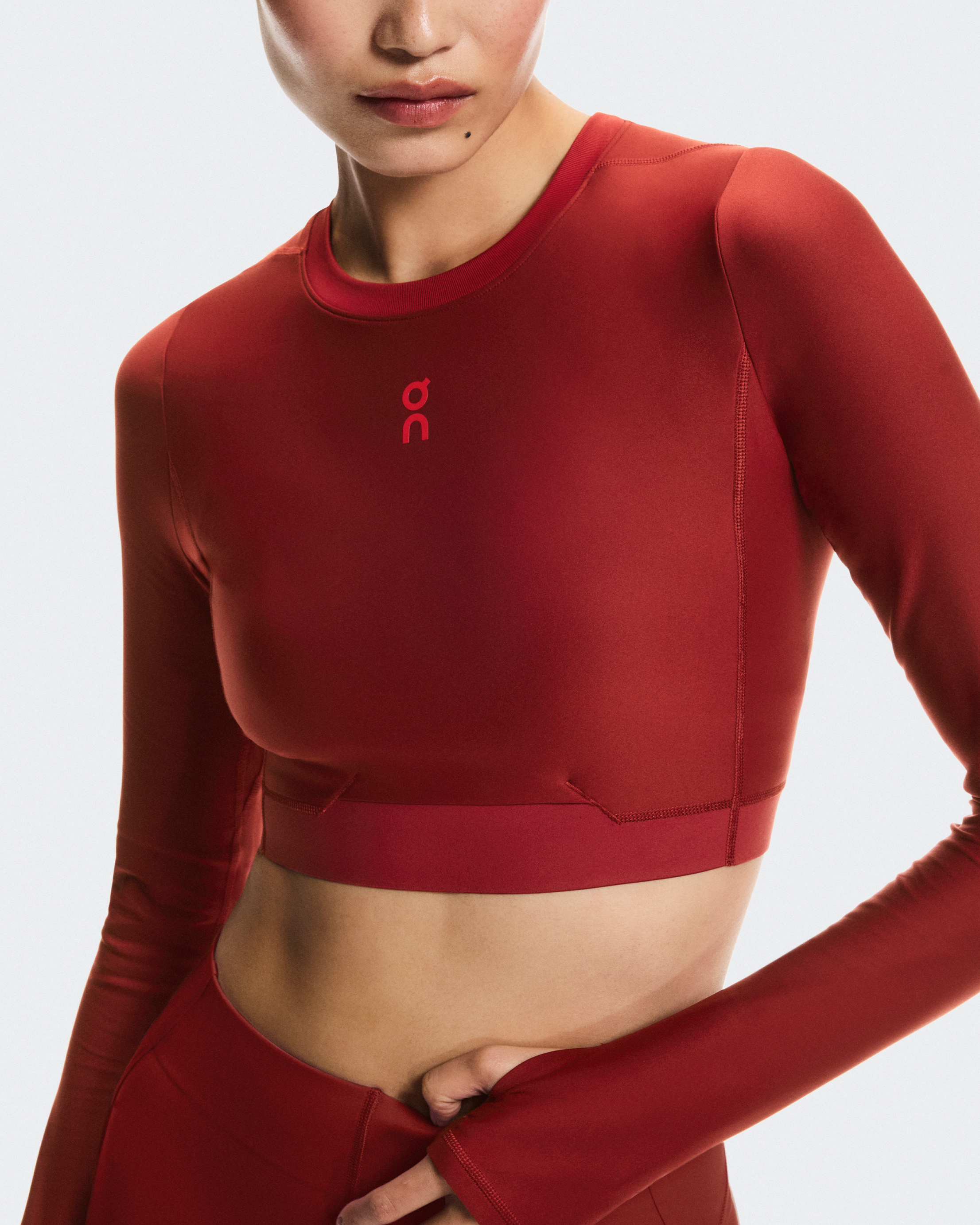 Women's Train Long Sleeve Crop Year of the Horse | Brown | On Sweden