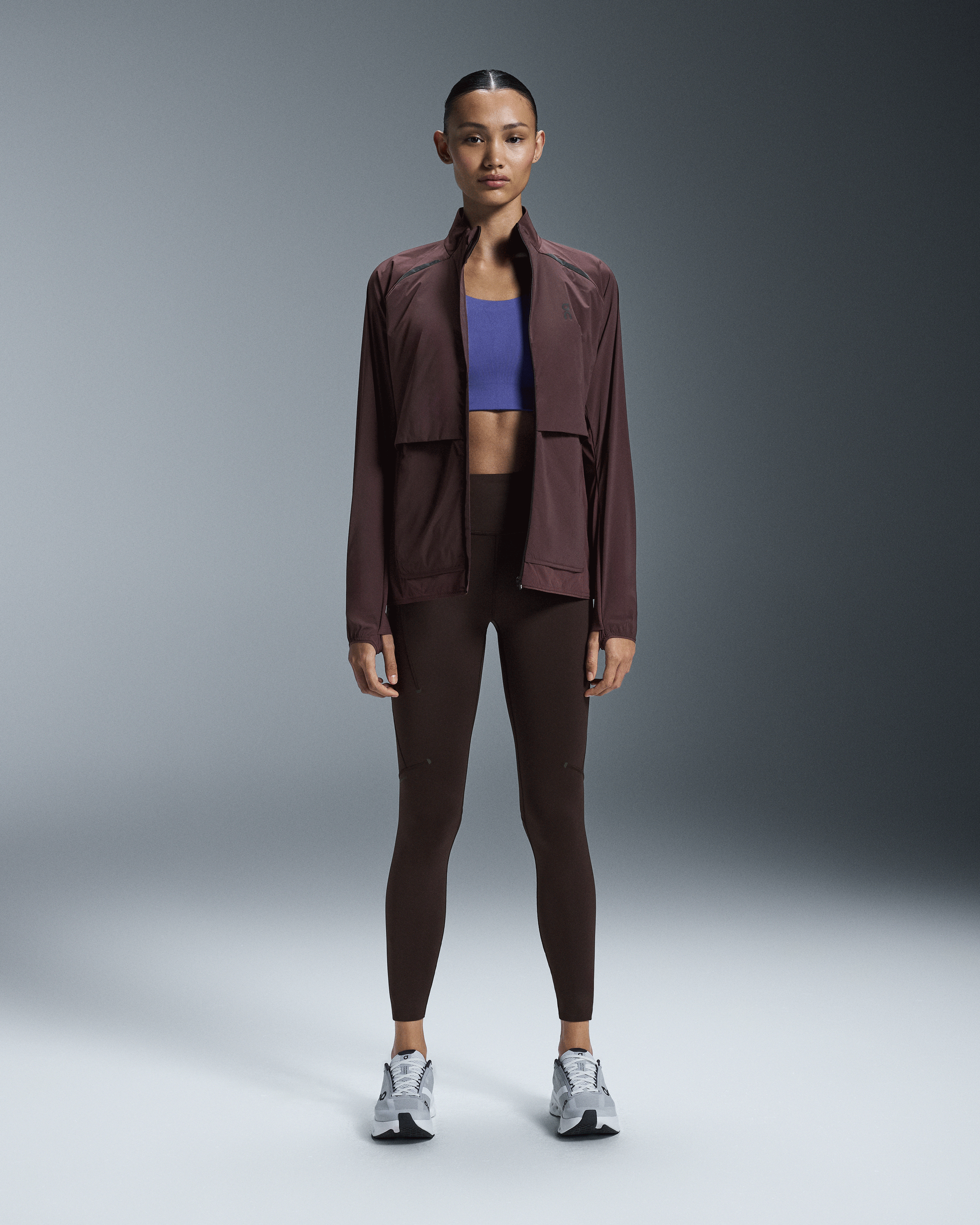 Women's Performance Winter Tights | Red & Brown | On United States