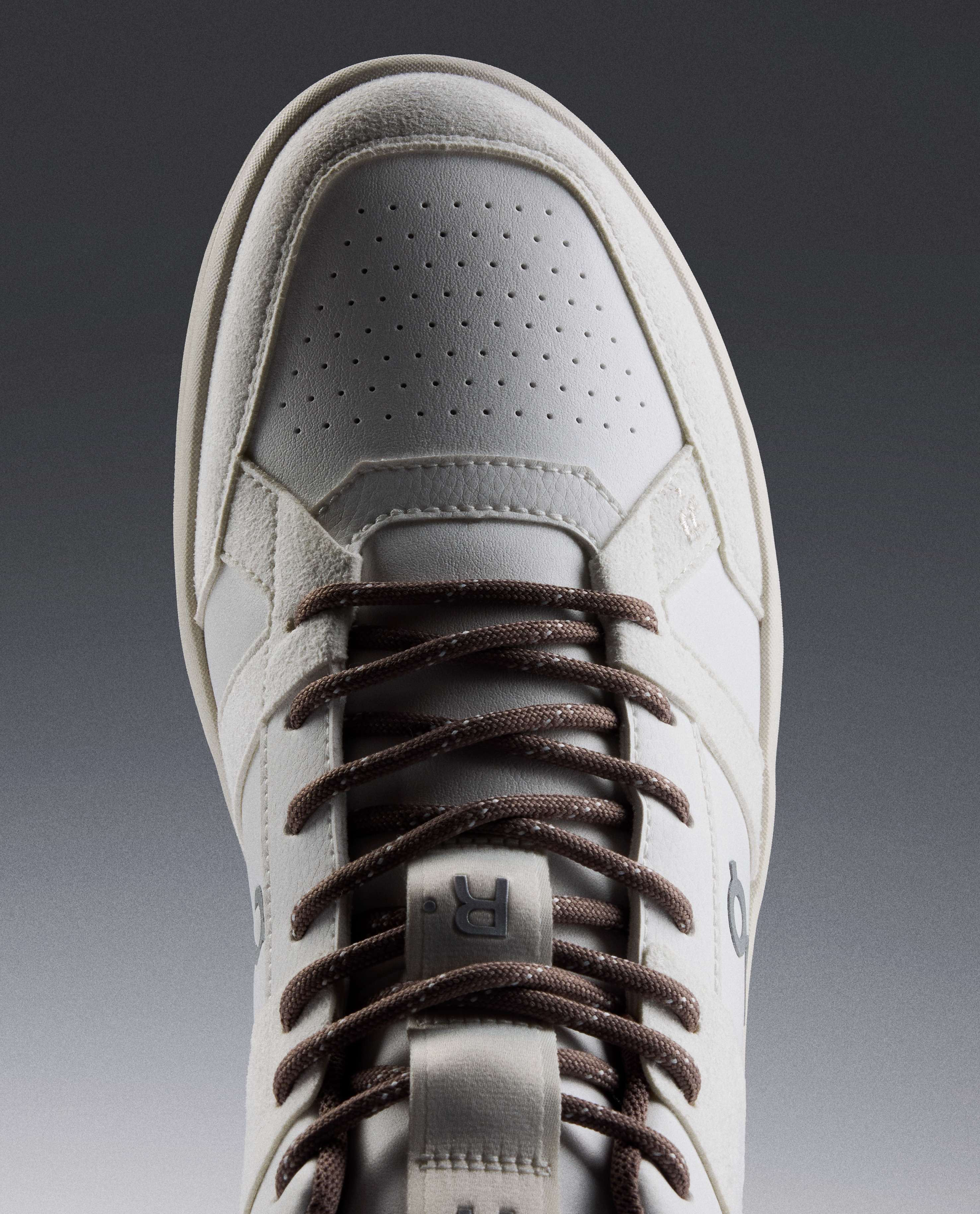 Men's THE ROGER Clubhouse Mid | Beige & Grey | On Norway