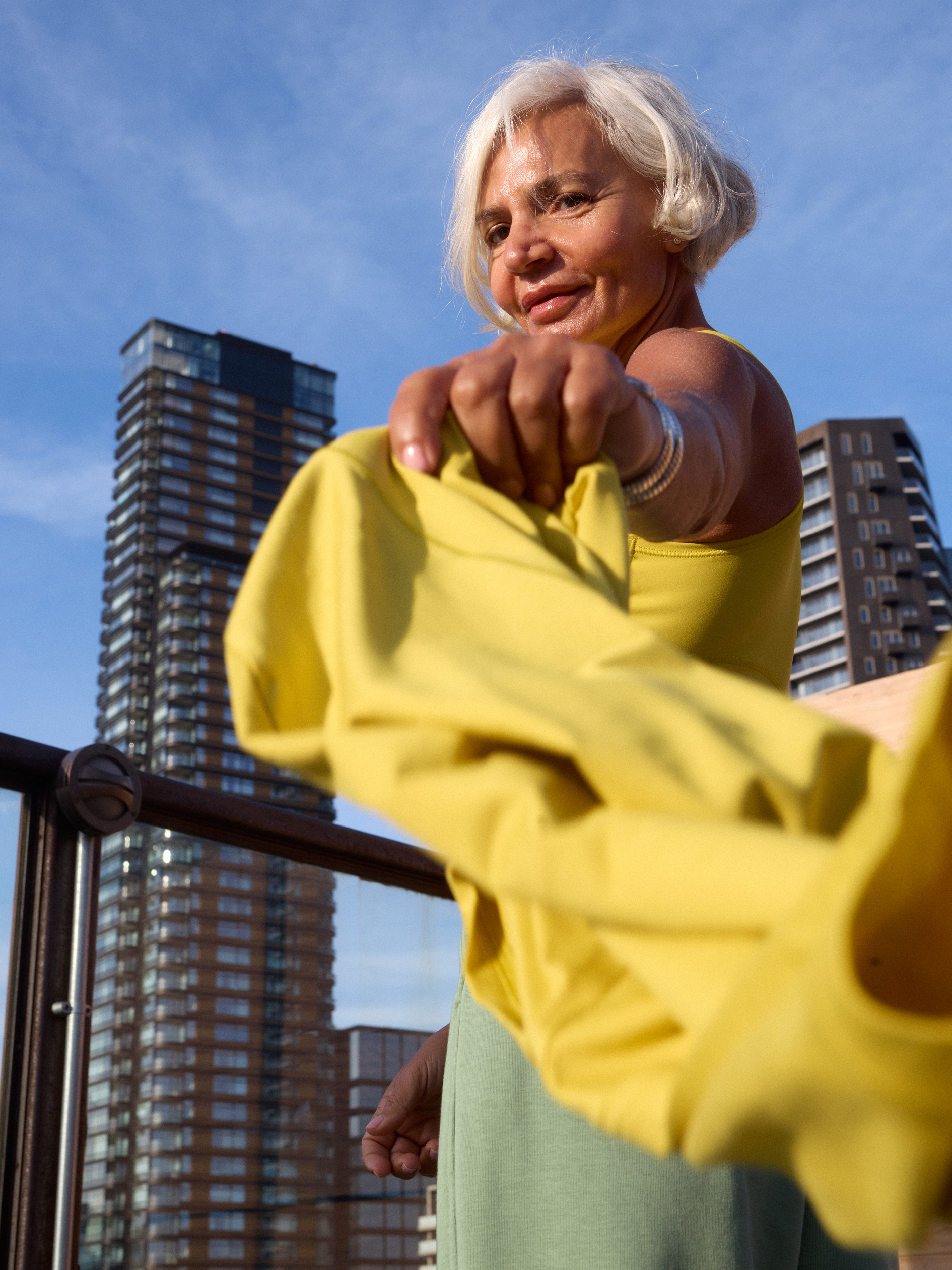 Fashion fitness content creator and On partner, Grece Ghanem on ageless ...