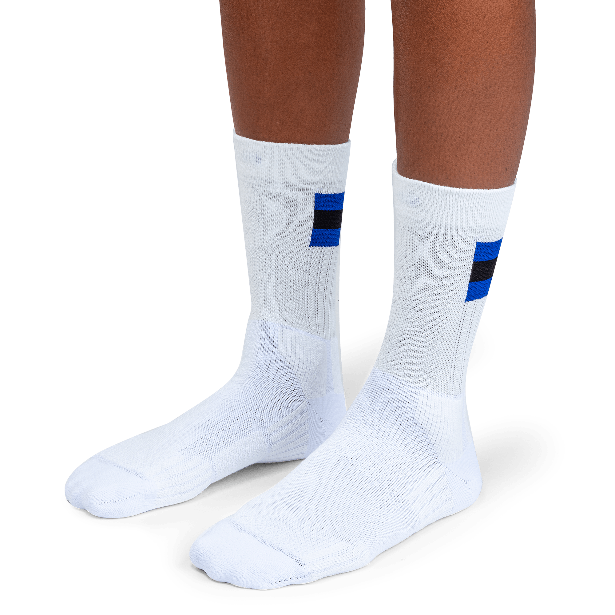 Women's Tennis Sock | White & Indigo | On Thailand