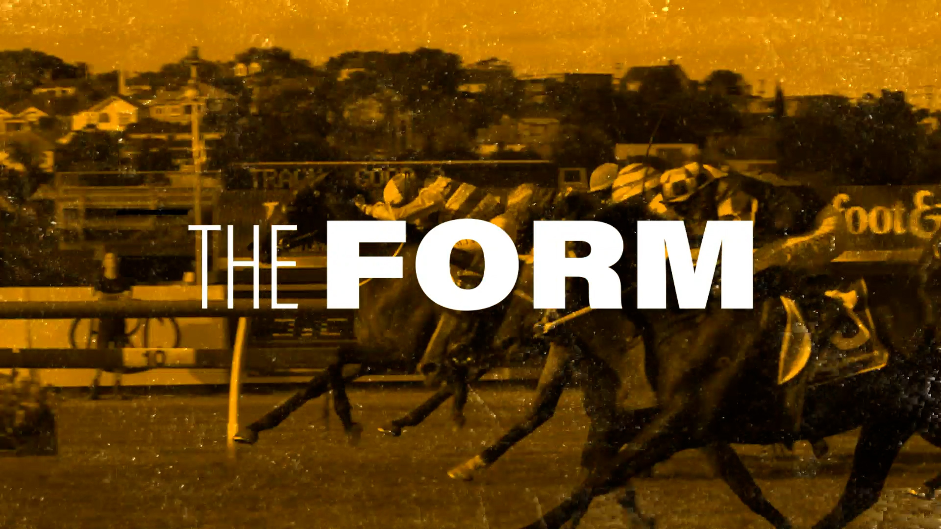 Watch The Form right now, previewing a big weekend of racing
