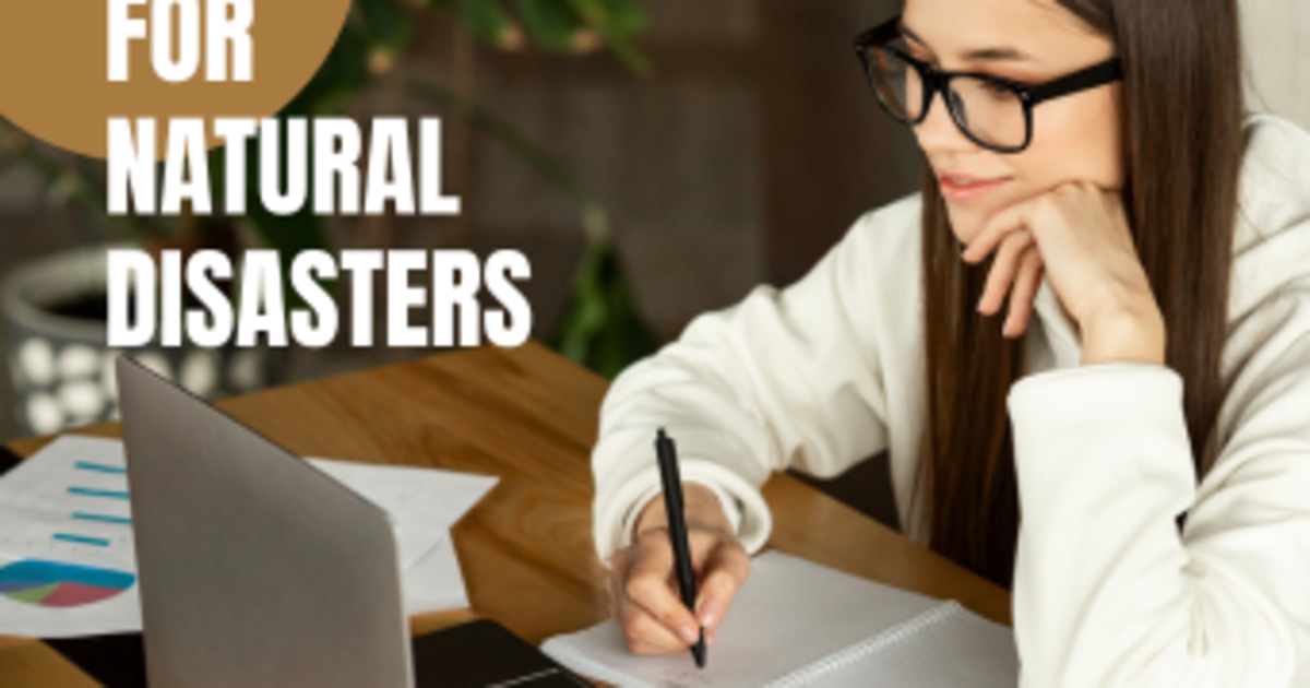 Budgeting and Preparing for Disasters in Your Home