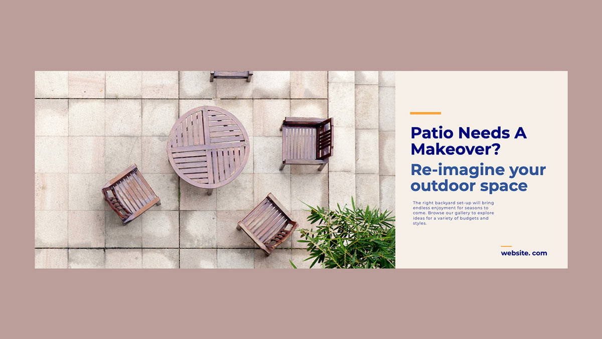 Create a Facebook Cover with the Free Editor - Shutterstock