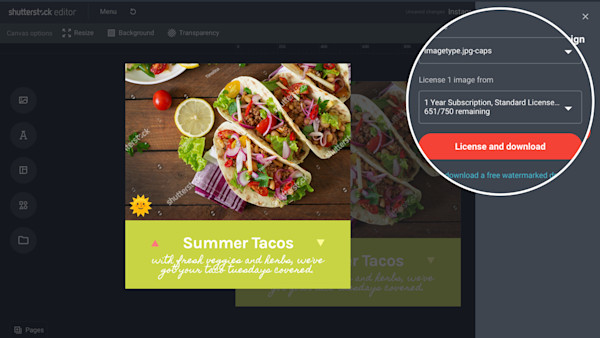 Create an Instagram Post with the Free Editor - Shutterstock