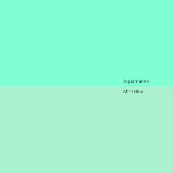 Aquamarine Color - Combinations, HEX Code - Shutterstock