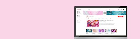Create a Youtube Channel Art with the Free Editor - Shutterstock