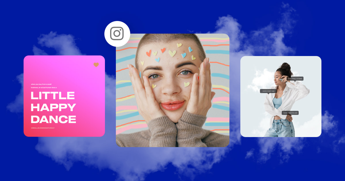 Free Instagram Posts Maker & Generator for IG Post Templates | Shutterstock