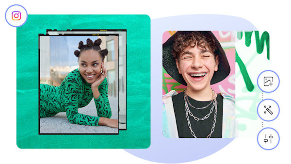 Instagram Photo Editor | Instagram Templates | Shutterstock