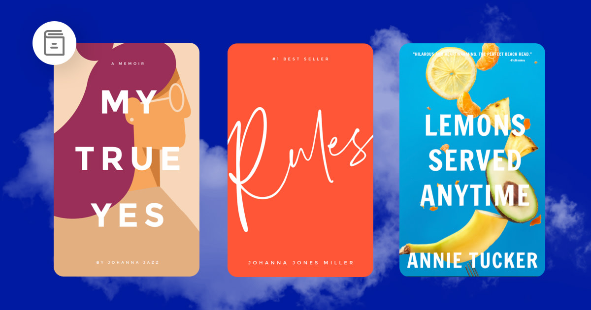 Customizable, Free, Online Book Cover Templates | Make Free Book Covers ...