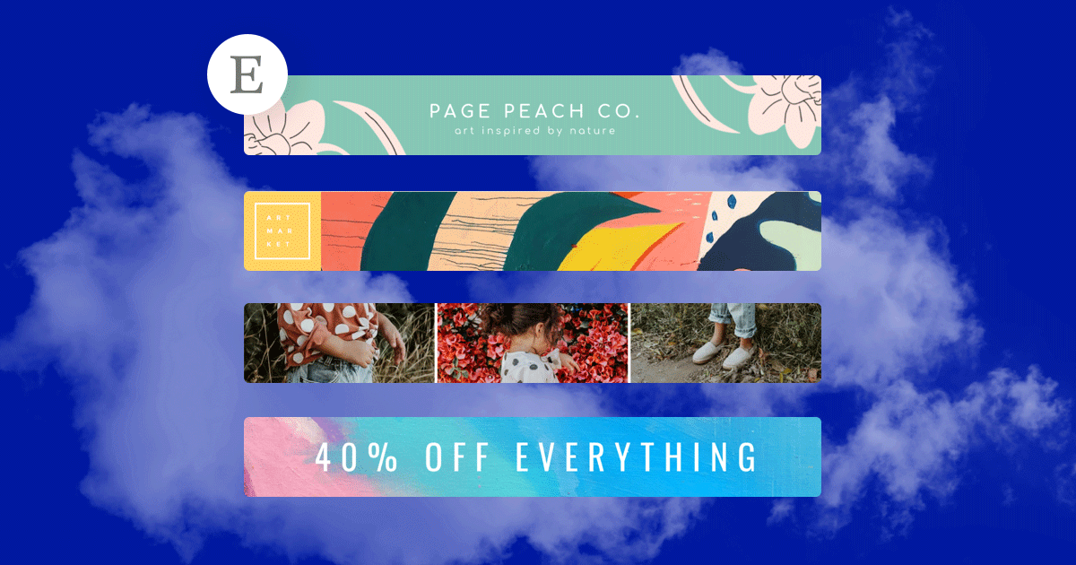 Etsy Mini Banner | Make an Etsy Mini Banner Online | Shutterstock