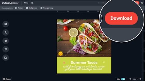 Create an Instagram Post with the Free Editor - Shutterstock