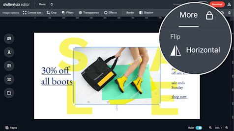 How to Flip Images Online - Free Editor - Shutterstock