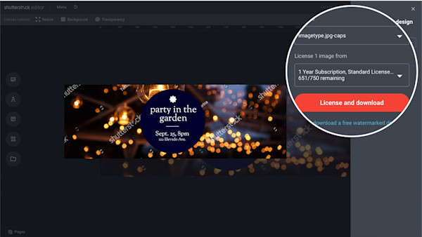 Create a Twitter Banner with the Free Editor - Shutterstock