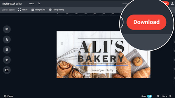 Create a Twitter post with the Free Editor - Shutterstock