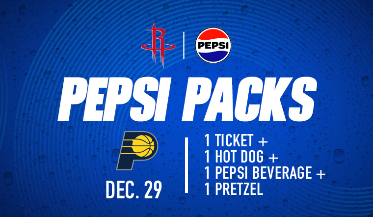 Pepsi Pack - Dec 29 vs Pacers