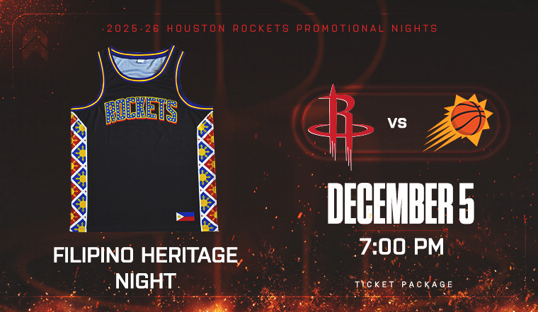 Filipino Heritage Night - December 5 vs Phoenix Suns