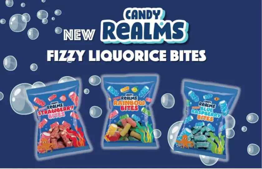 Make a Splash with the NEW Candy Realms Liquorice Bags | Hancocks