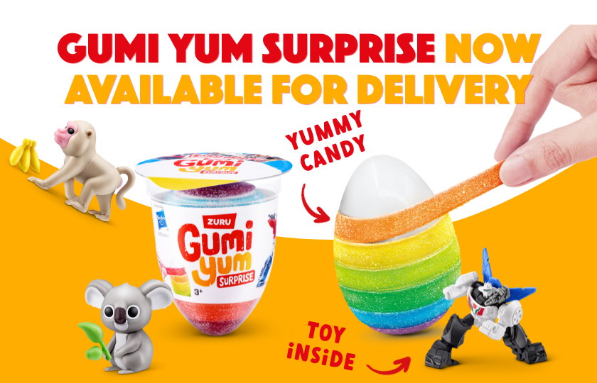 Now Available for Delivery: Gumi Yum Surprise