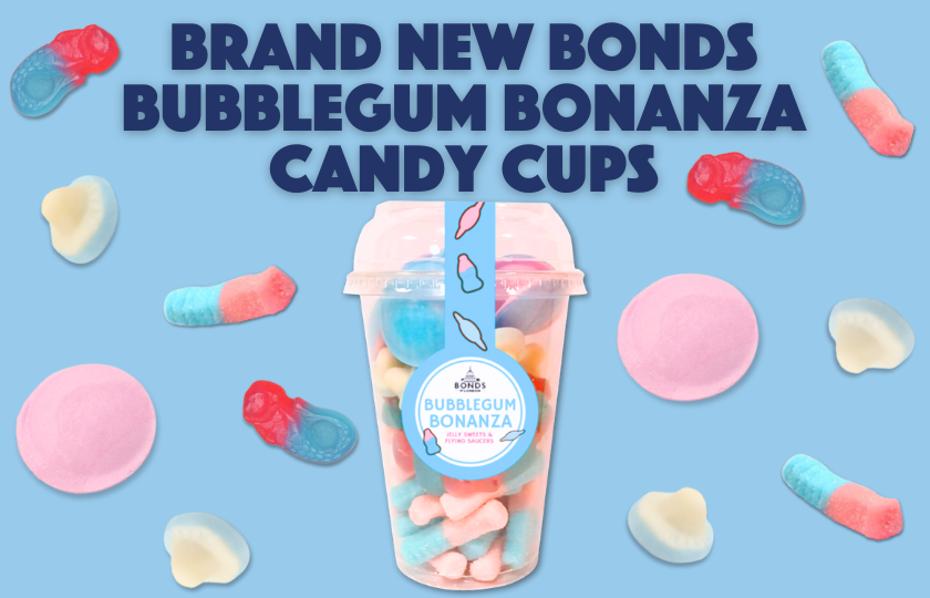 Brand-new Bonds Bubblegum Bonanza Candy Cups | Hancocks