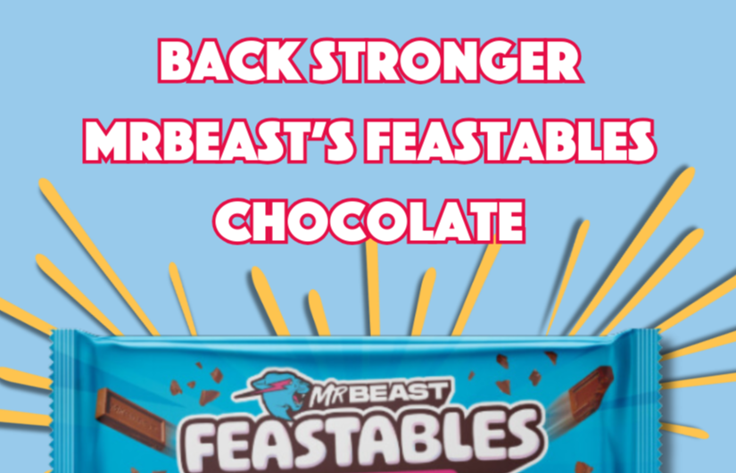 Back Stronger – MrBeast’s Feastables Chocolate | Hancocks