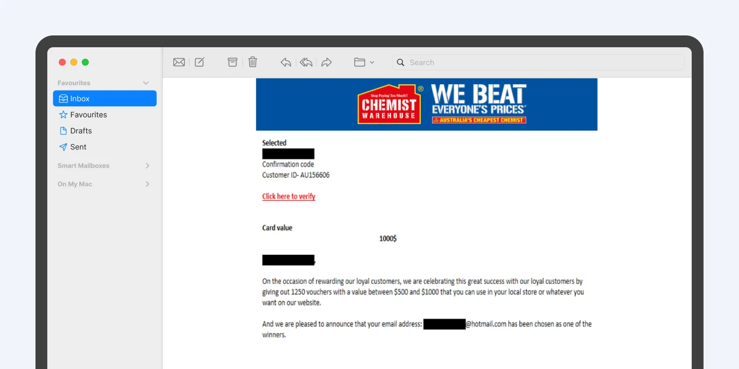 Scams Alert Centre | Chemist Warehouse