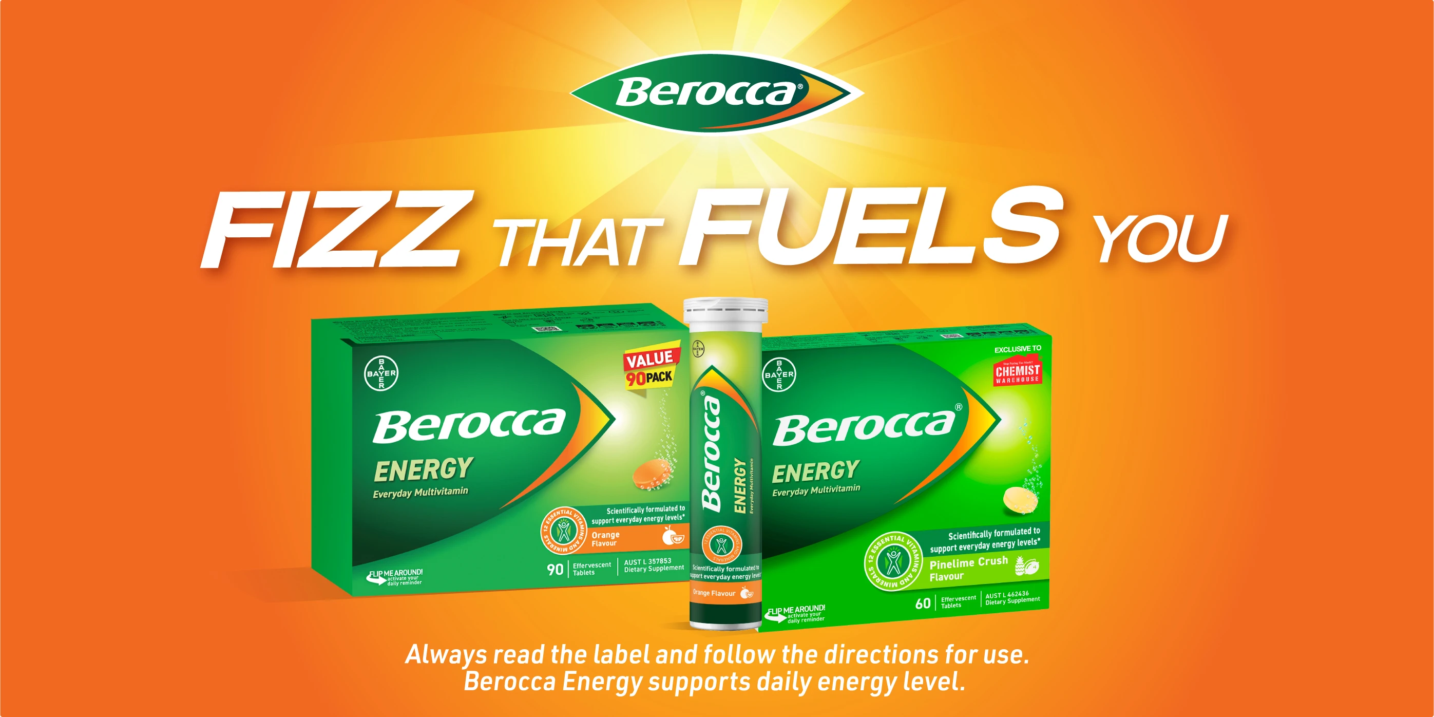 Buy Berocca online at Chemist Warehouse