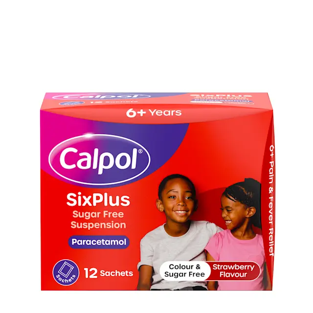 CALPOL Six Plus Sugar Free Suspension Sachets 12x5ml