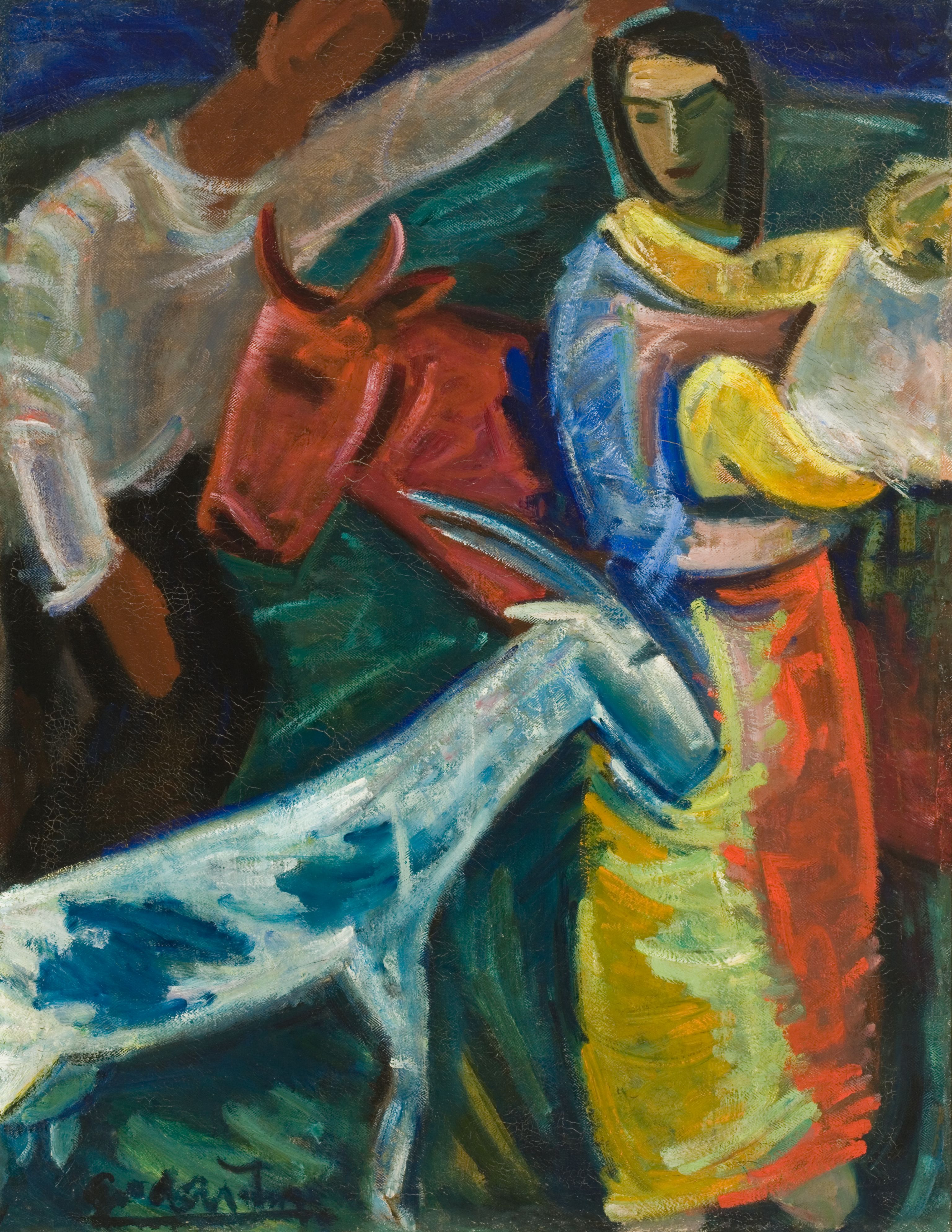 Painted Women Cows